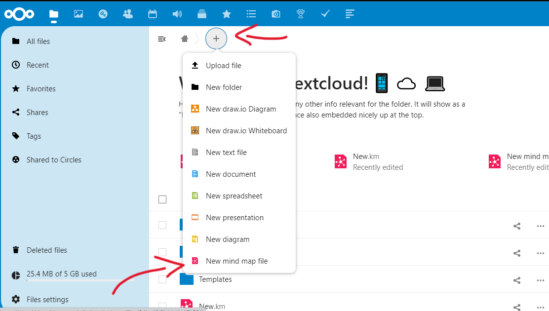 Nextcloud – Mindmap – Lern-App-Kompass.de – Finde das passende digitale Tool für Lehre und Lernen!